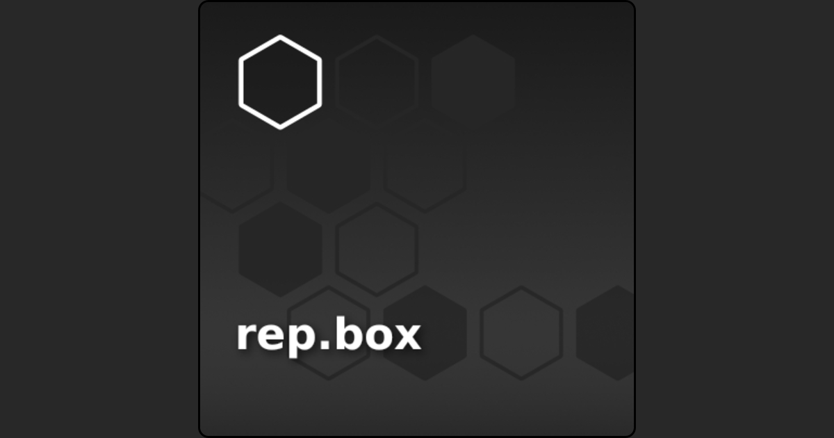 rep.box - Profile | .box